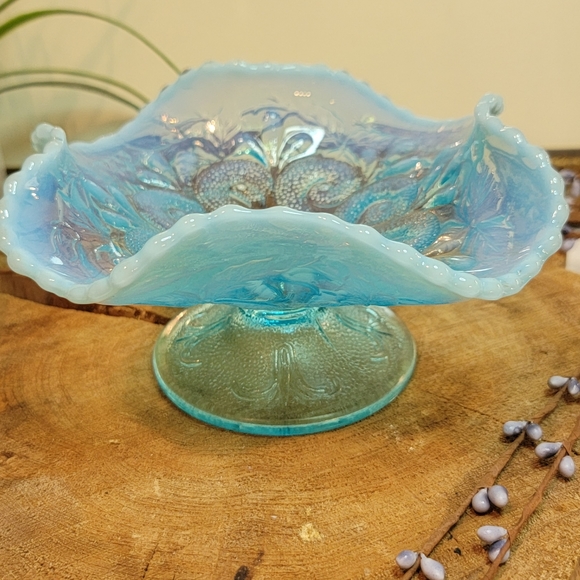 Dugan Glass | Accents | Vintage Dugan Glass Company Question Mark Blue ...